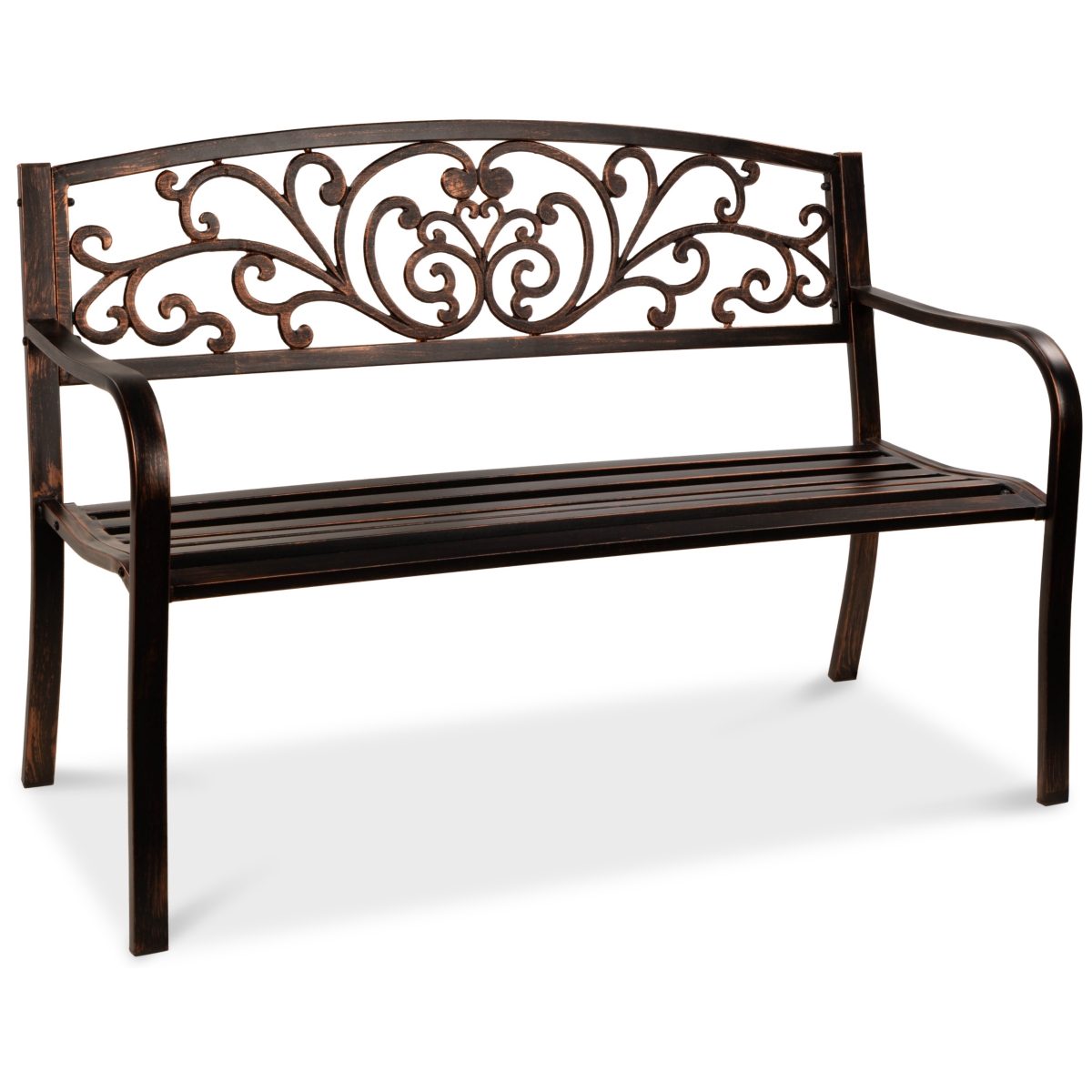 Click here for Best Choice Products Outdoor Steel Bench Garden Pa... prices