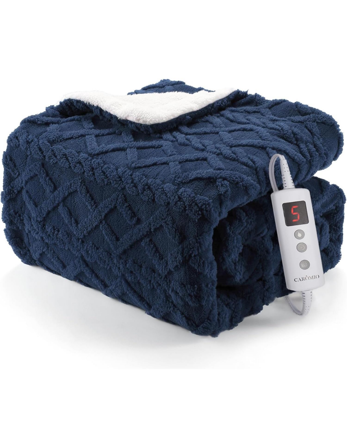 Click here for Caromio Tufted Sherpa Electric Heated Throw Blanke... prices