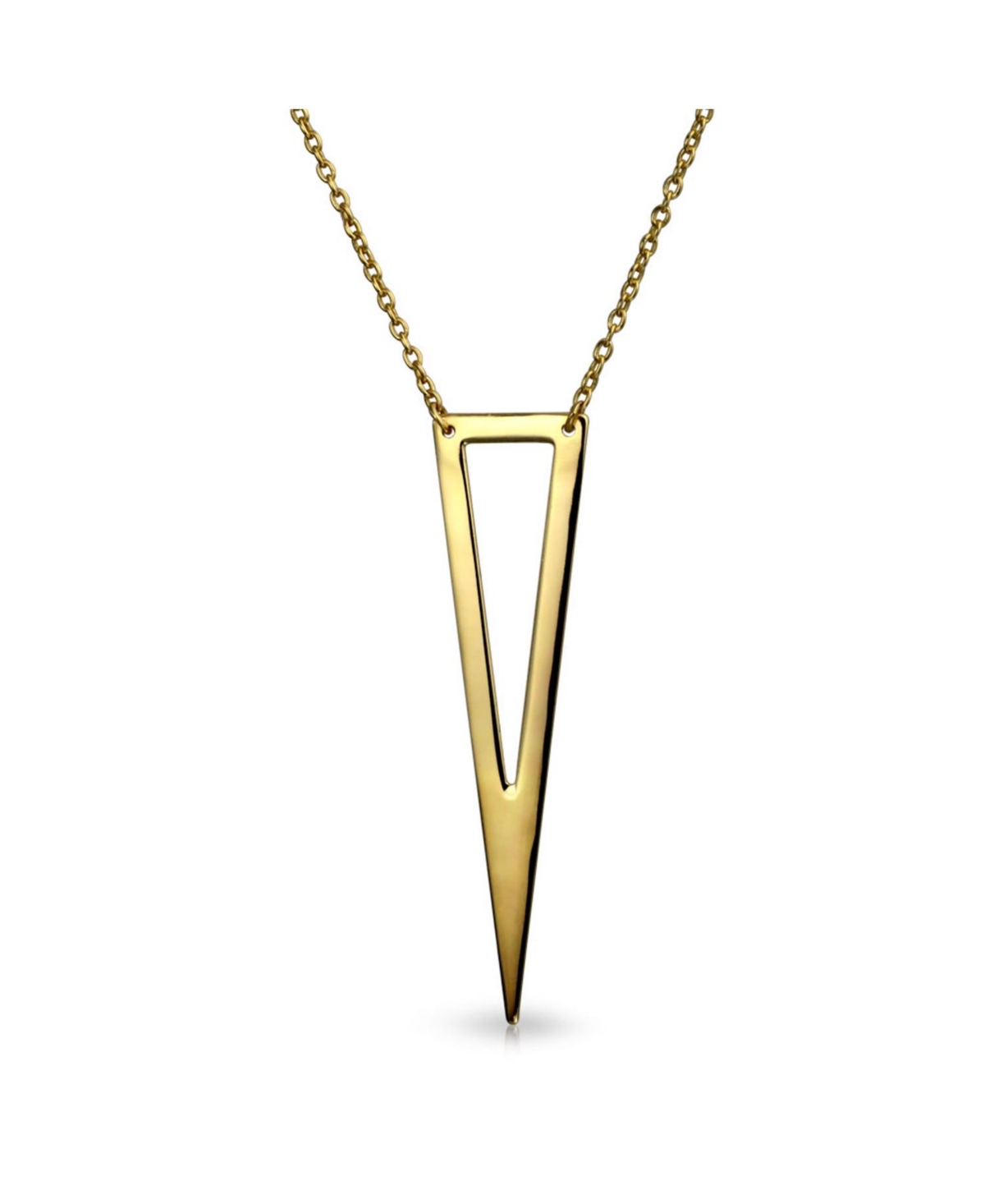 Click here for Bling Jewelry Minimalist Triangle Geometric Pendan... prices