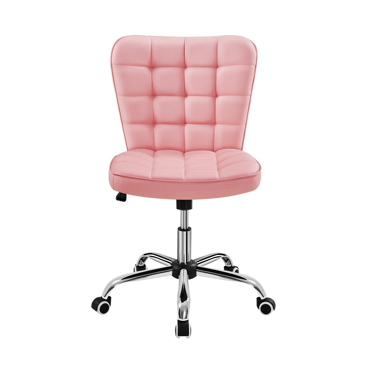Click here for Yaheetech Modern Tufted Armless Desk Chair with Ch... prices