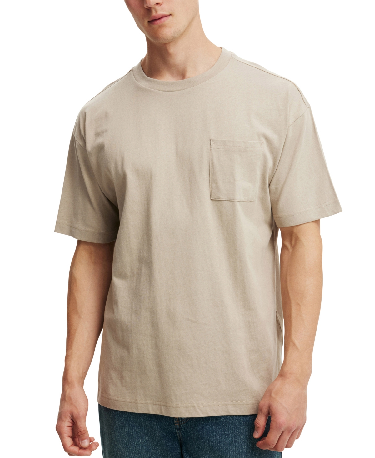Click here for Cotton On Mens Box Fit Pocket Crew Neck T-shirt -... prices