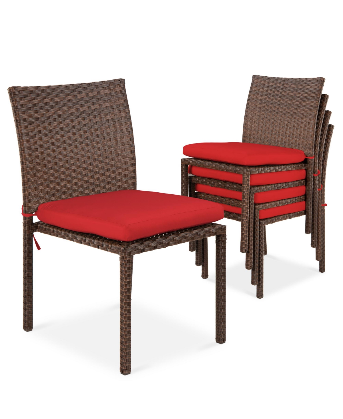 Click here for Best Choice Products Set of 4 Stackable Outdoor Pa... prices
