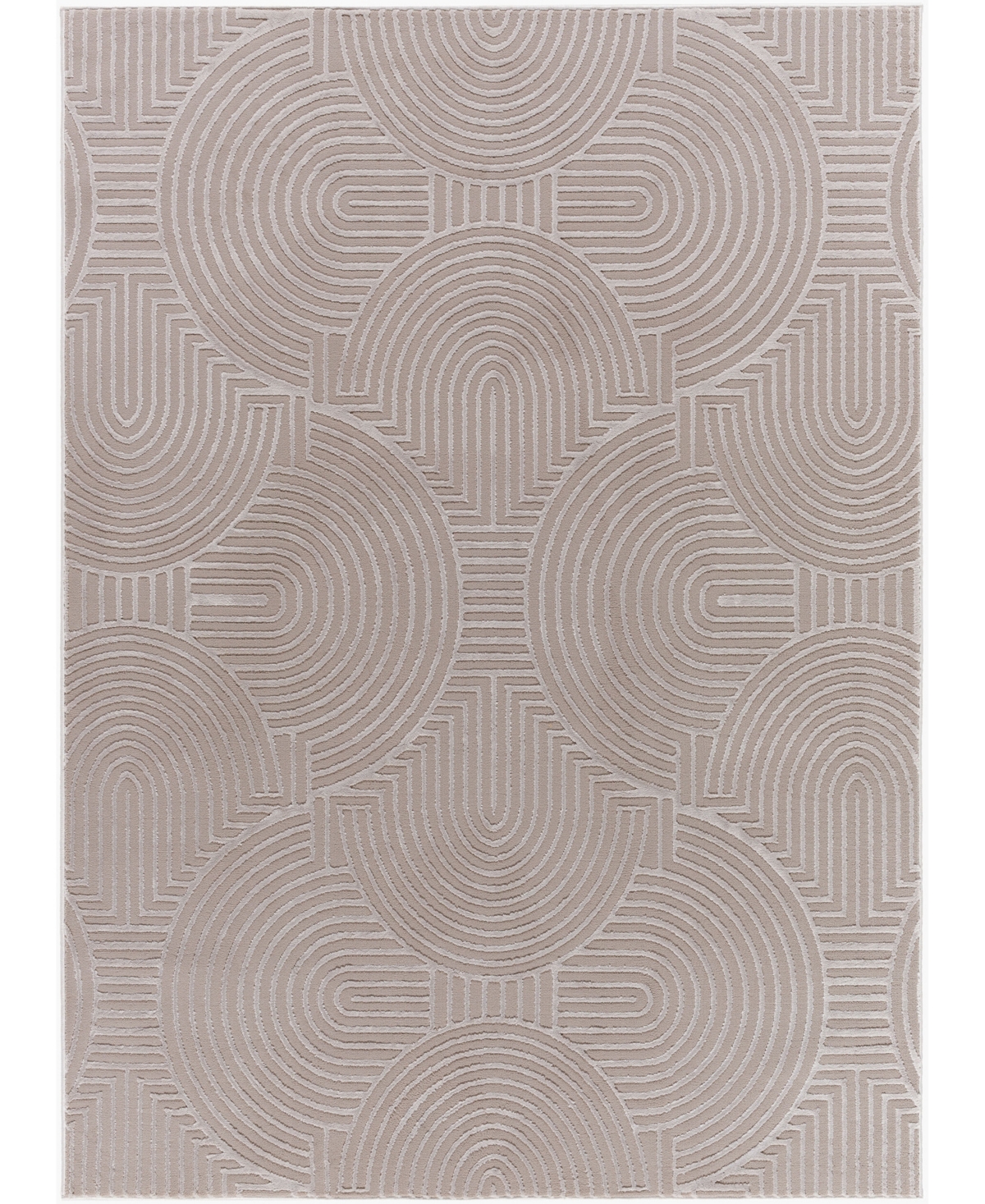 Click here for Livabliss Alder Ald-2323 5x7 Area Rug - Taupe/Tan prices