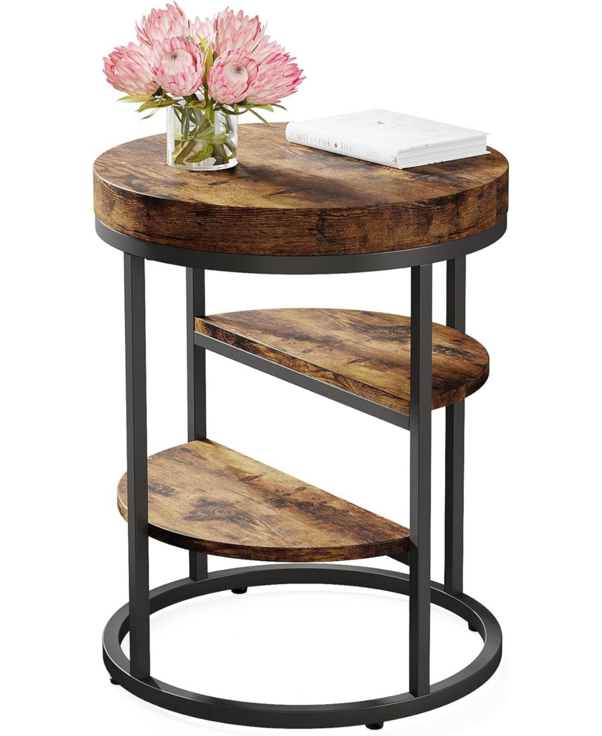 Click here for Tribesigns Round End Table  Small End Table with 3... prices