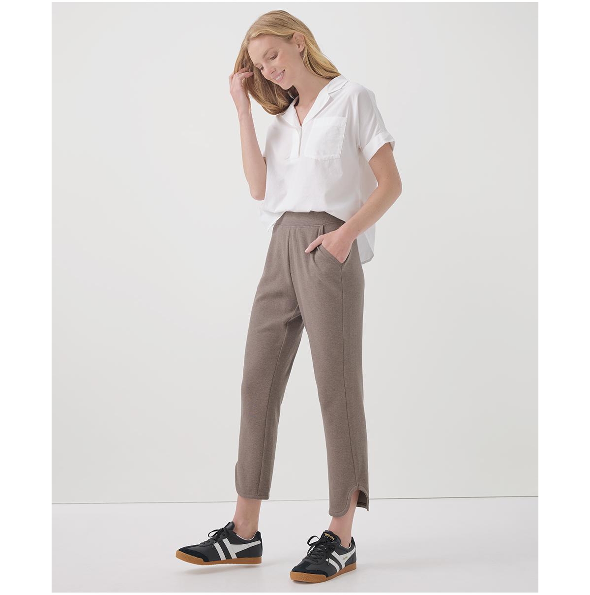 Click here for Pact Womens Organic Cotton Airplane Tulip Hem Pant... prices