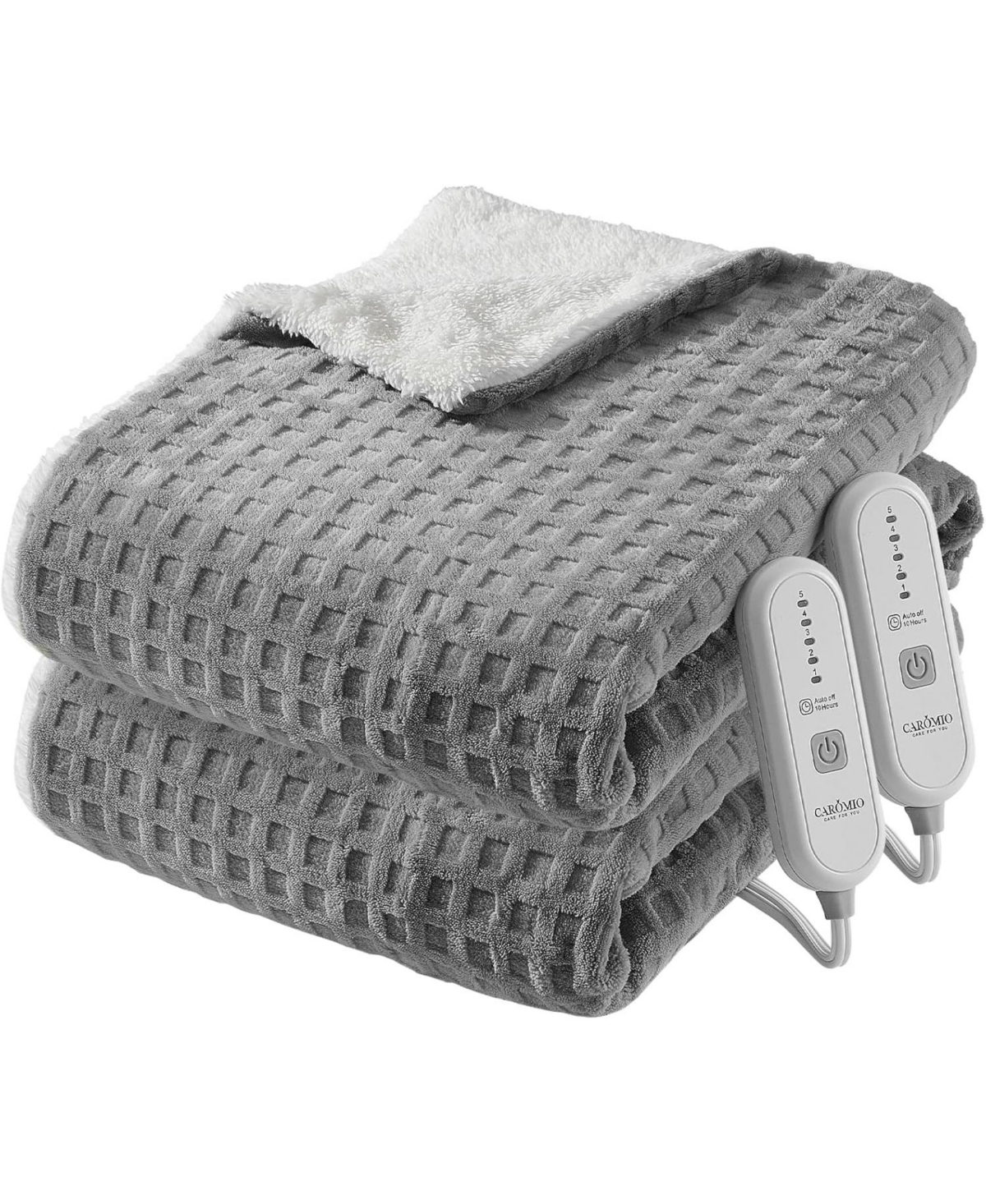 Click here for Caromio King Size Waffle Sherpa Electric Heated Bl... prices