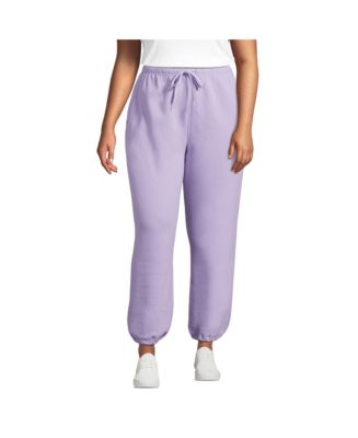 Lands' End Women's Serious Sweats High Rise Jogger Pants - Macy's