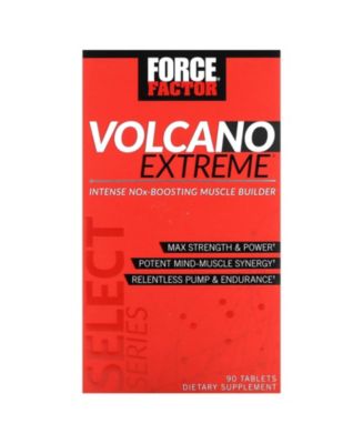 Force Factor Volcano Extreme Intense NOx-Boosting Muscle Builder - 90 ...
