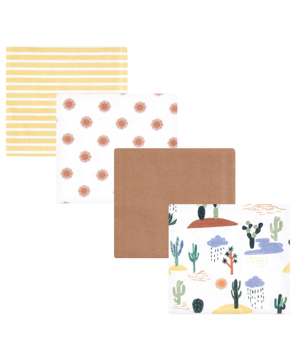 Click here for Hudson Baby Unisex Four-Pack Flannel Infant Receiv... prices