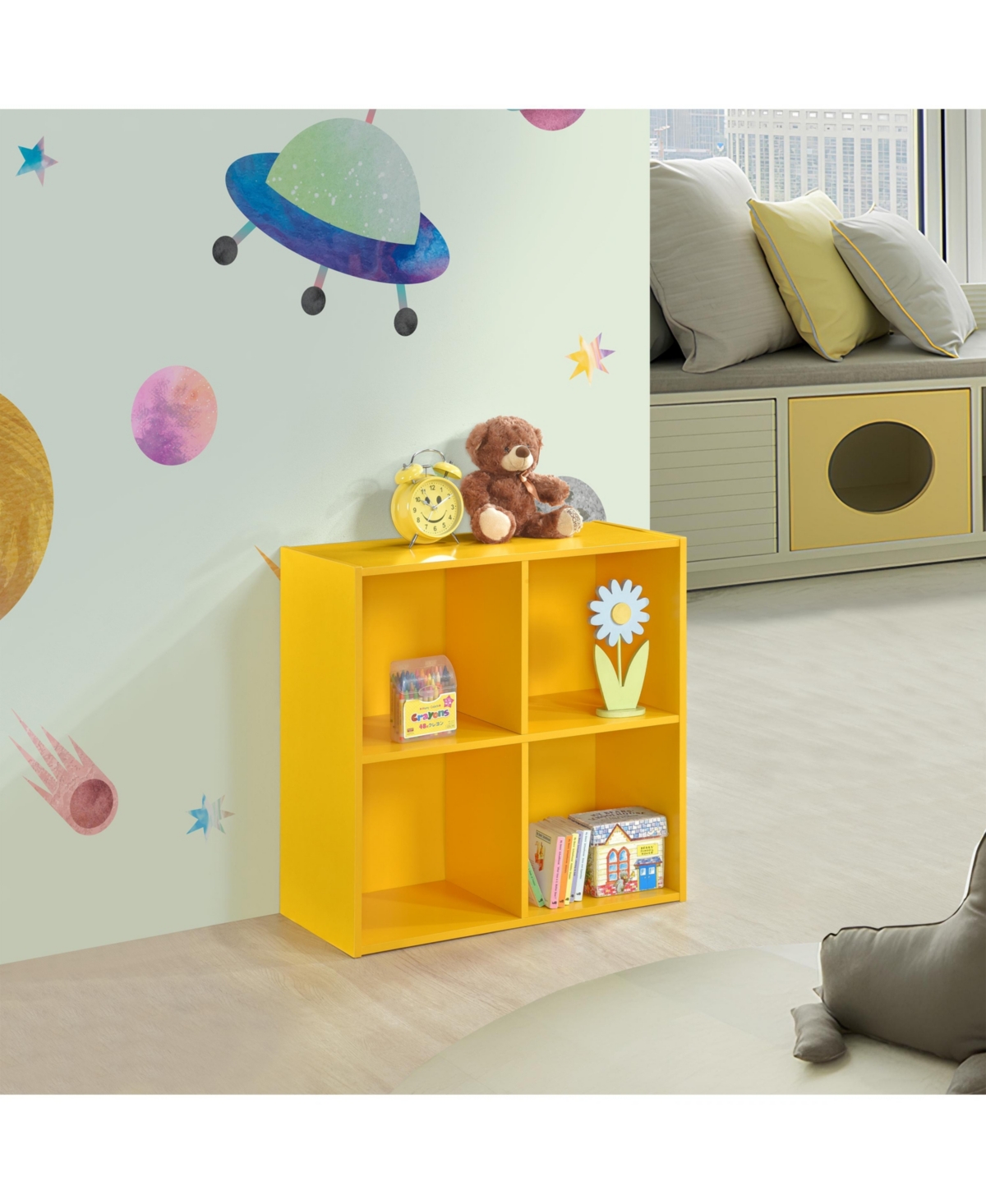 Click here for Kings Brand Furniture George 4-Cube Childrens Book... prices