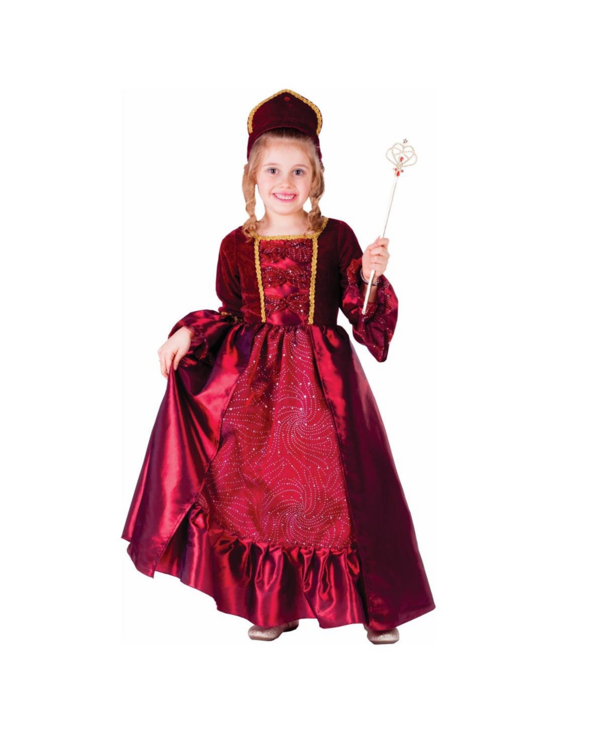 Click here for Dress Up America Burgundy Belle Ball Gown Costume... prices