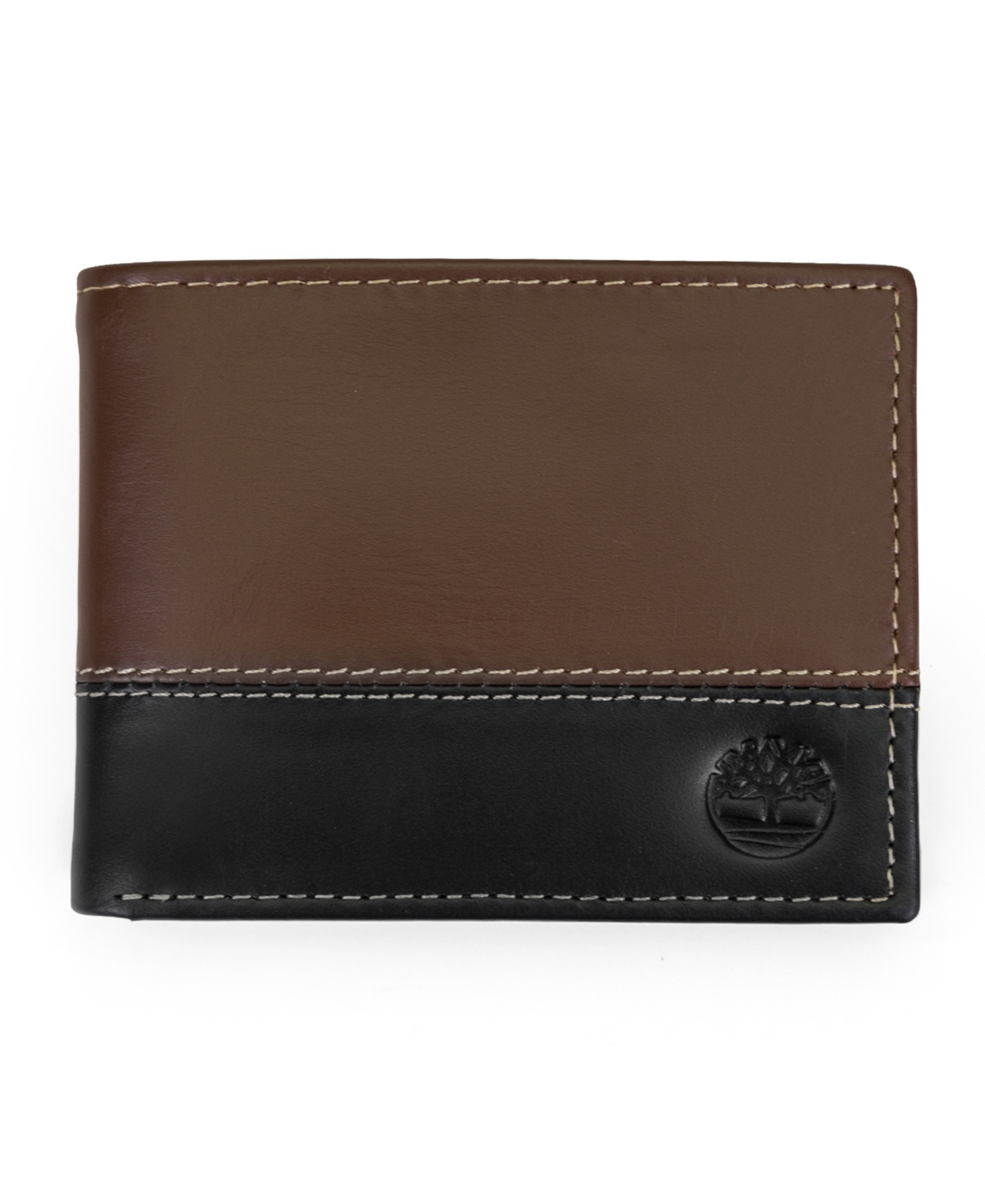 Click here for Timberland Mens Two-Tone Trifold Leather Wallet -... prices