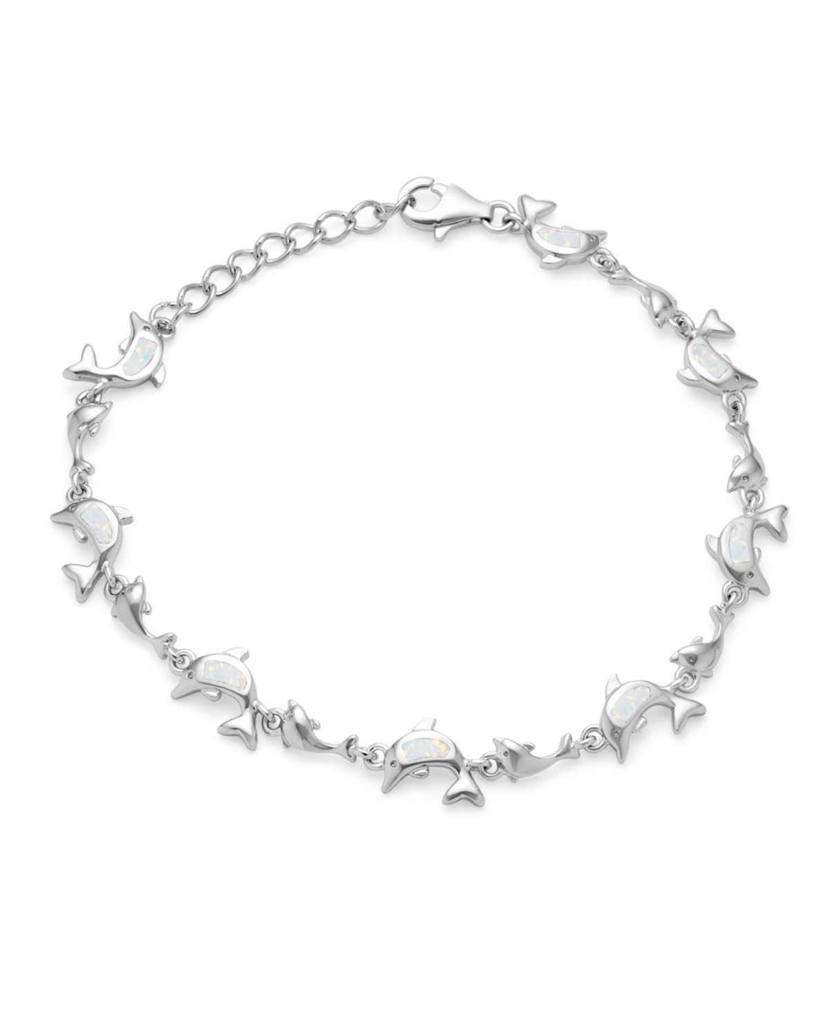 Click here for Bling Jewelry Sterling Silver Dolphin Charm Bracel... prices
