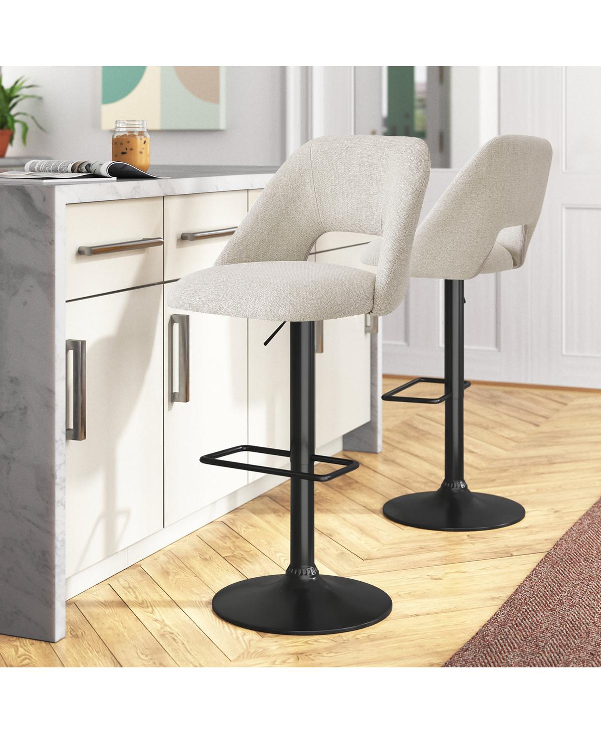 Click here for 360° Swivel Fabric Stool Set Of 2 Swivel Adju... prices