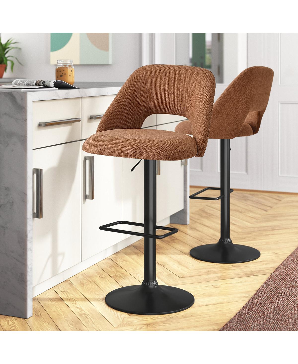 Click here for 360° Swivel Fabric Stool Set Of 2 Swivel Adju... prices