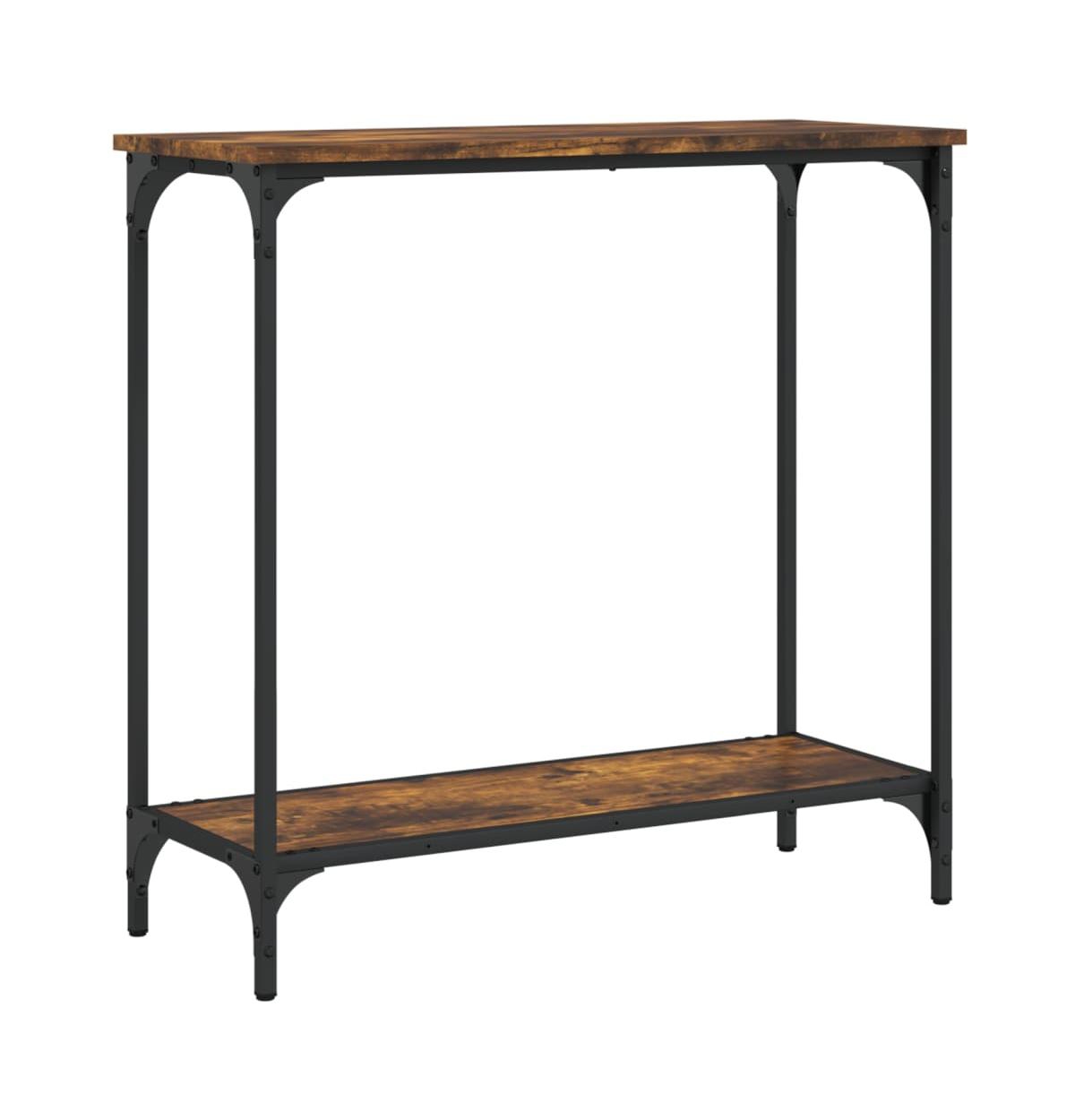 Click here for vidaXL Console Table Smoked Oak 29.5x12x29.5 Engin... prices