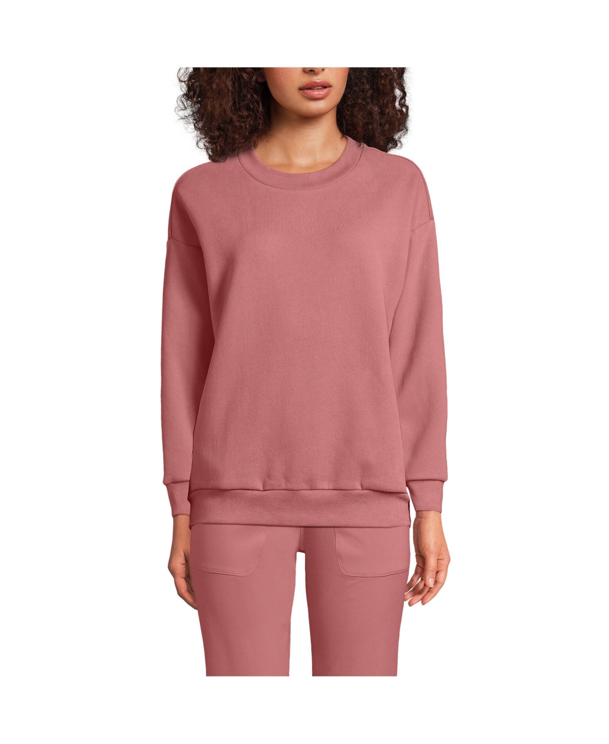 Click here for Lands End Womens Serious Sweats Oversized Long Sle... prices