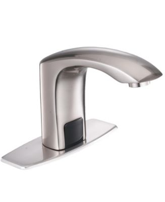 Greenspring Automatic Sensor Touchless Faucet Brushed Nickel Single ...