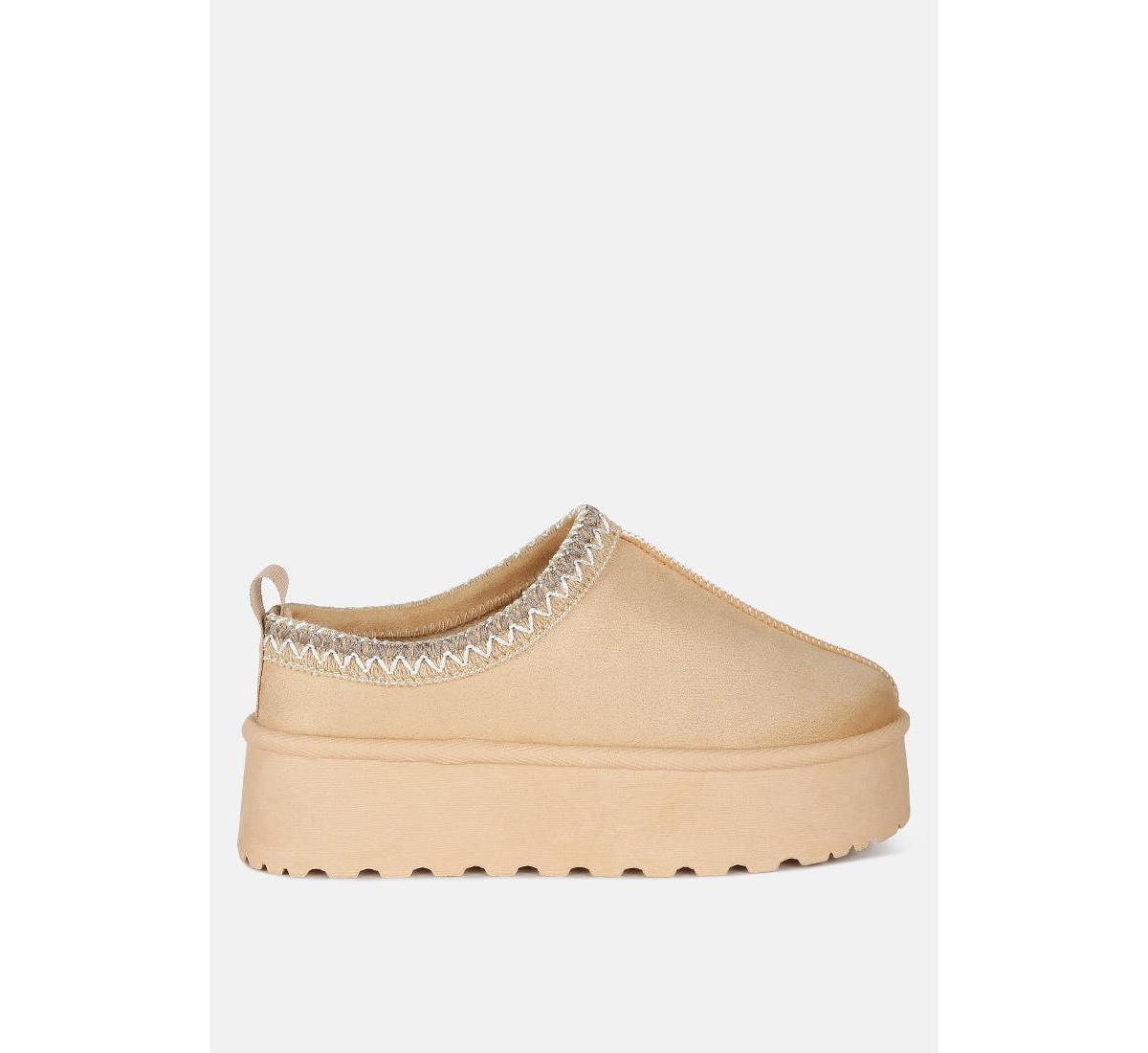 Click here for Struter Embroidered Platform Fur Classic Slip-On -... prices