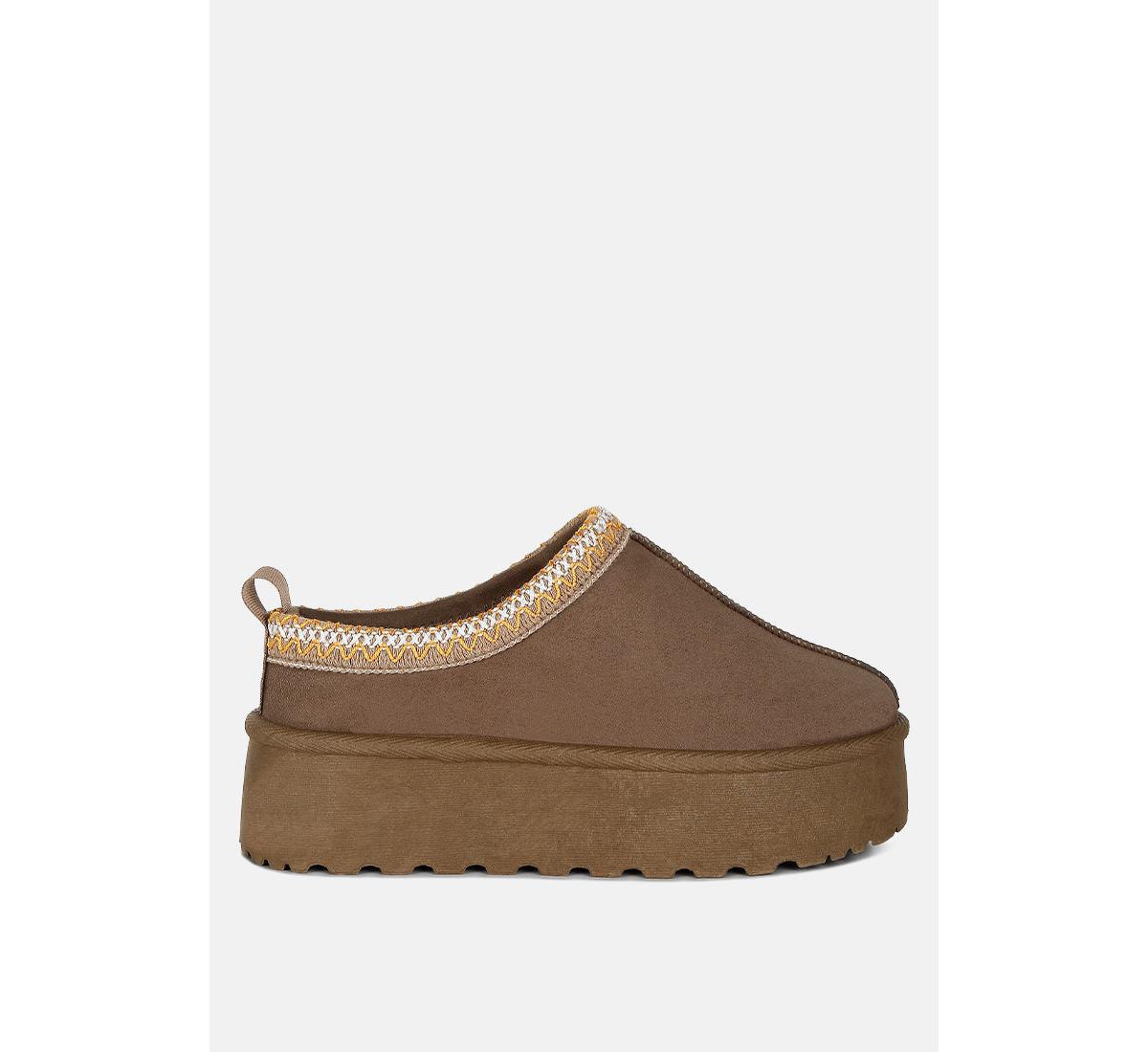 Click here for Struter Embroidered Platform Fur Classic Slip-On -... prices