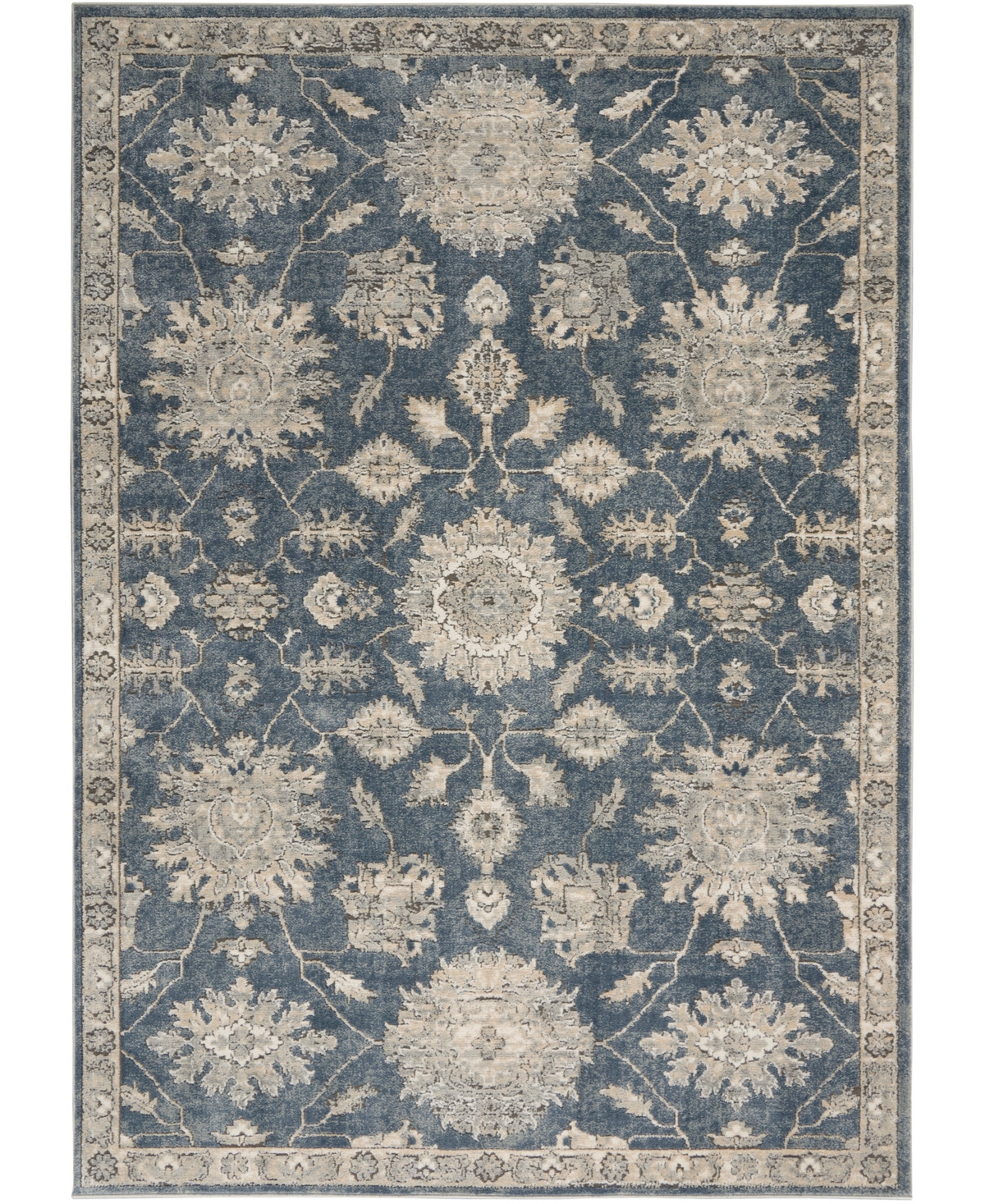 Click here for Nourison Home Quarry QUA06 53x73 Area Rug - Blue/B... prices