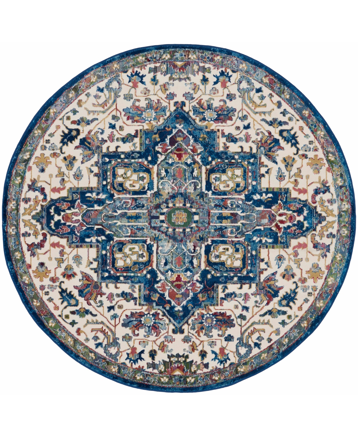 Click here for Nourison Home Ankara Global ANR15 6x6 Round Area R... prices