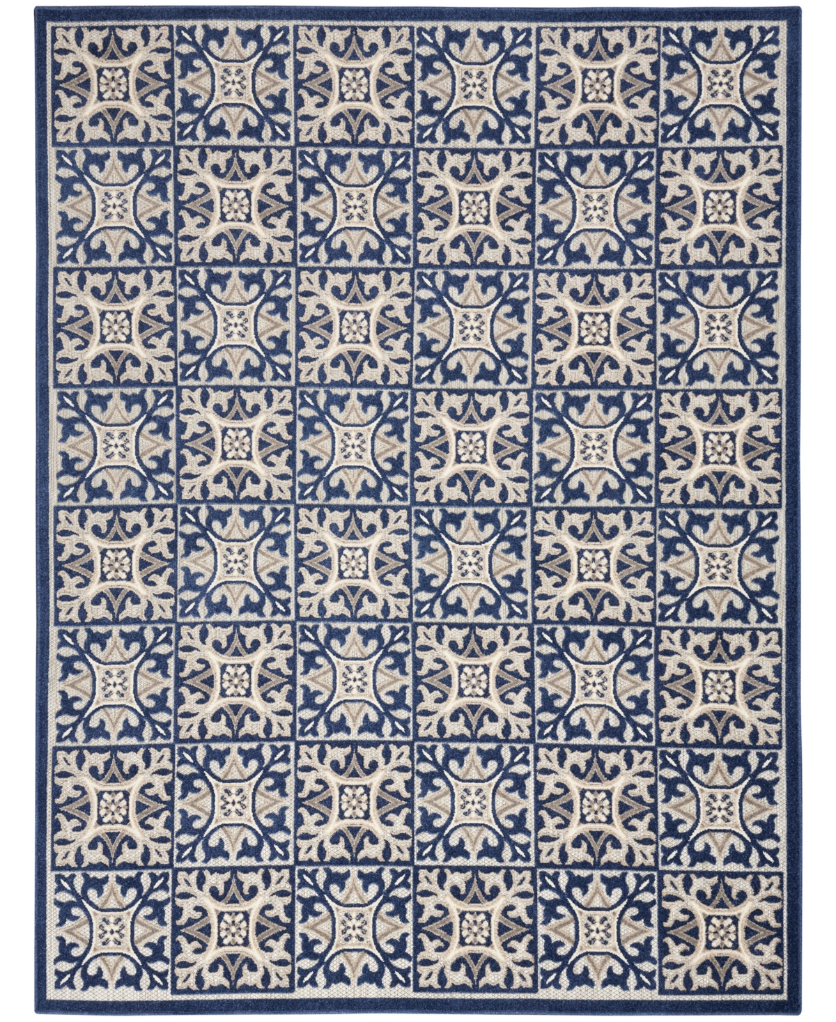 Click here for Nourison Home Aloha ALH34 53x75 Area Rug - Blue prices