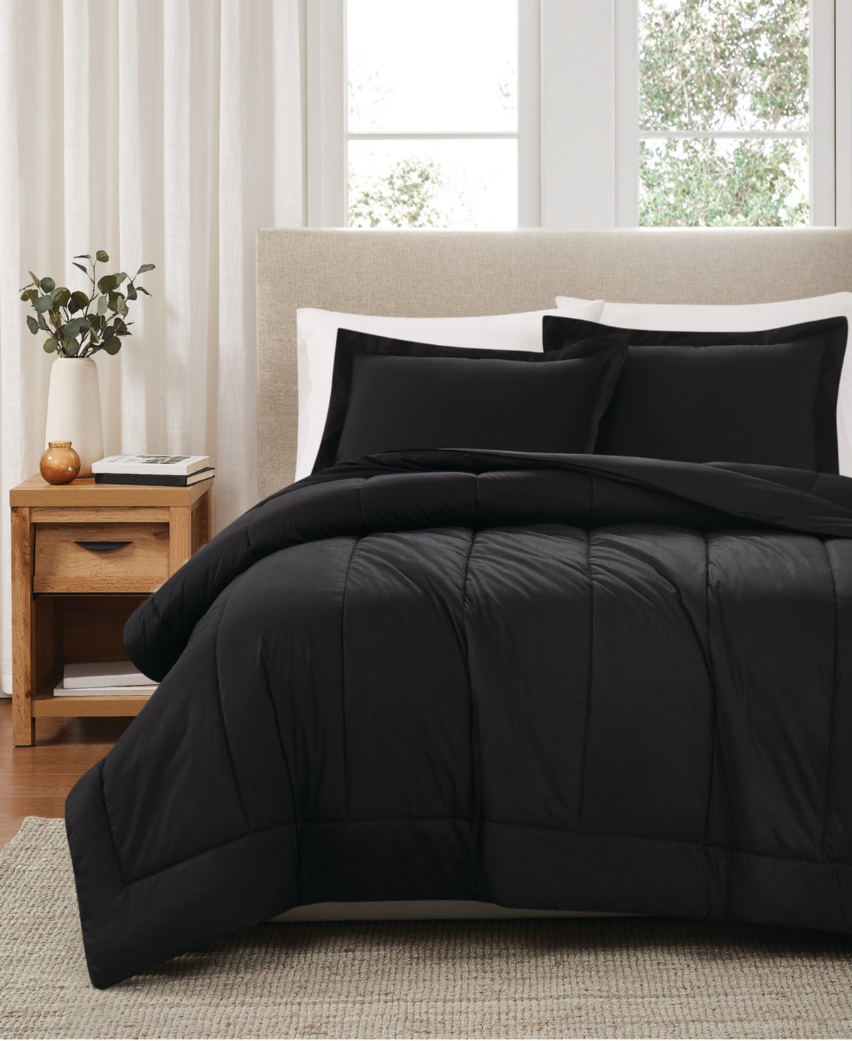 Click here for Brooklyn Loom Solid Cotton Percale 2-Pc. Comforter... prices