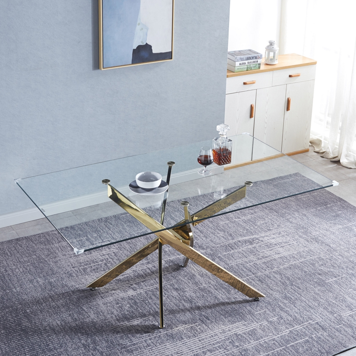 Click here for Streamdale Furniture Rectangular Tempered Glass Di... prices