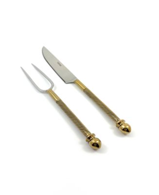 Vibhsa Swirl 2-Pc. Carving Set, Serving for 2 - Macy's