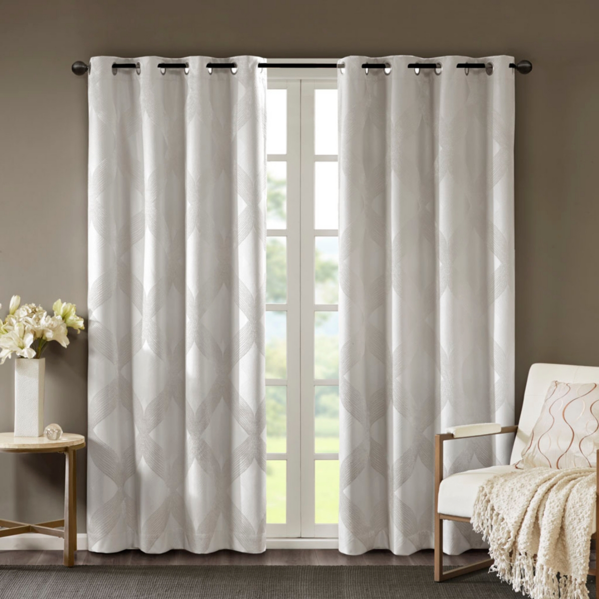 Click here for Streamdale Ogee Knitted Jacquard Total Blackout Cu... prices