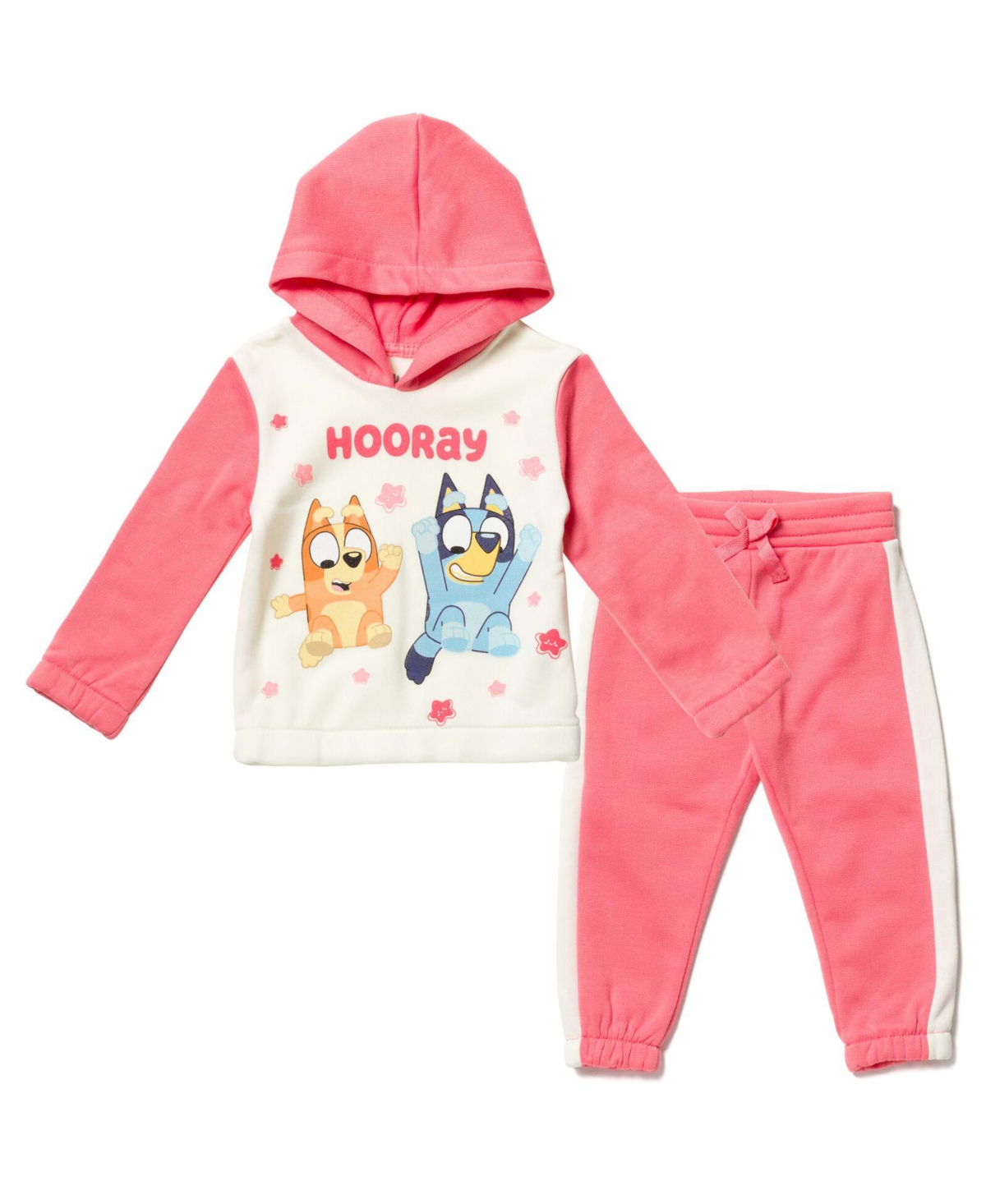 Click here for Bluey Girls Pullover Hoodie and Fleece Pants Outfi... prices