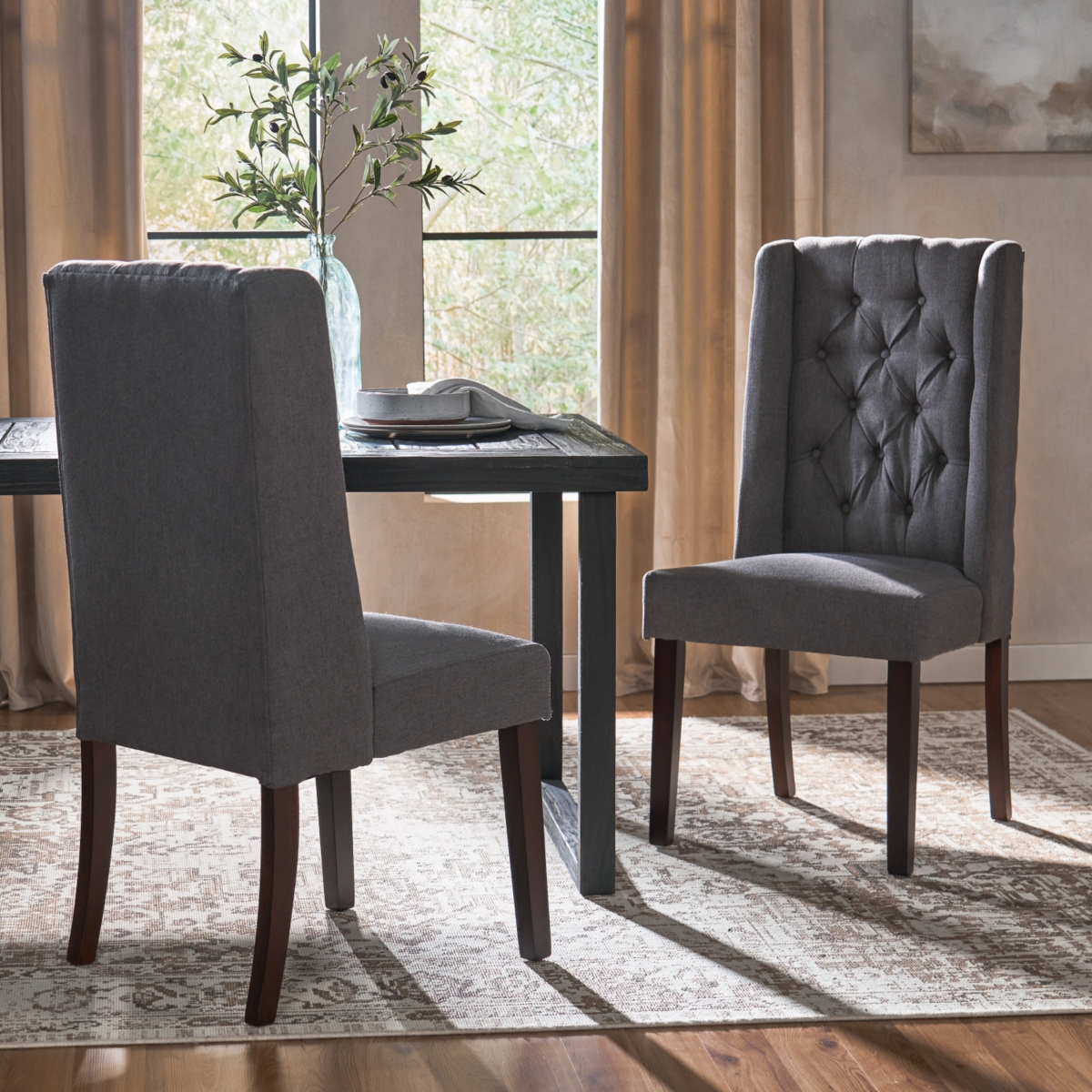 Click here for Streamdale Furniture Luxurious Tufted Dining Chair... prices