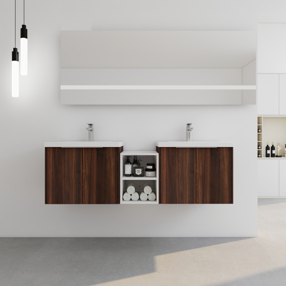 Click here for Eco-Friendly 60" Bathroom Vanity with Soft-Cl... prices