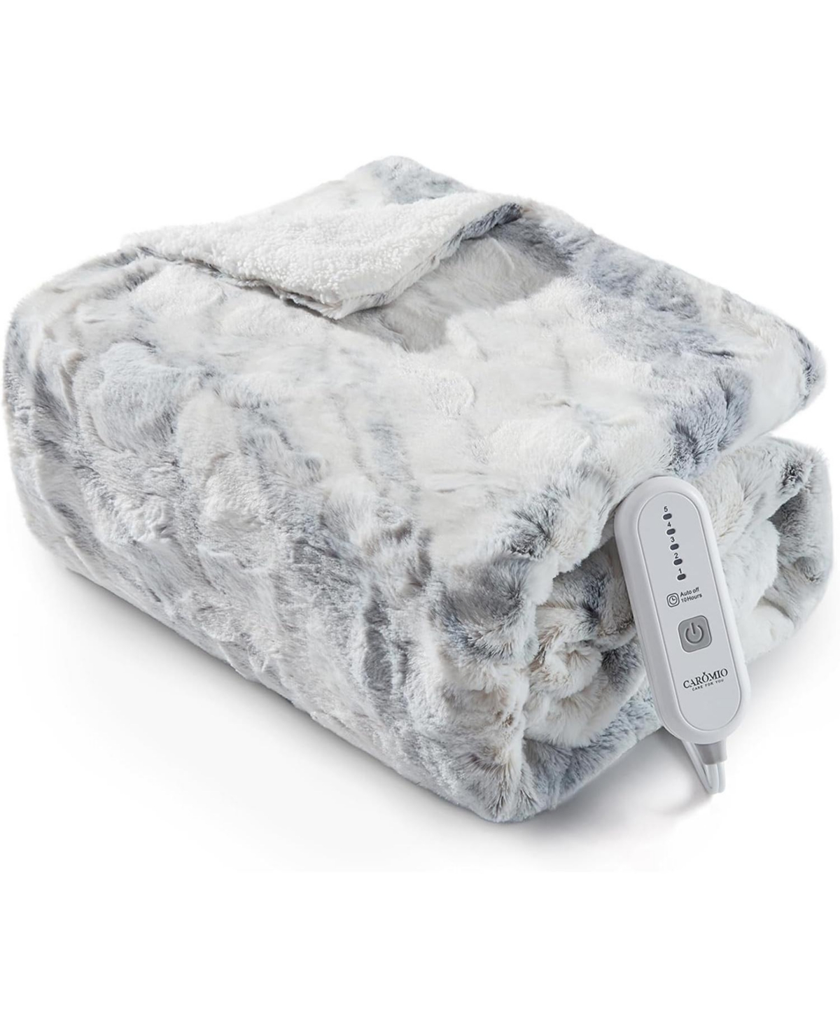 Click here for Caromio Tie-Dye Pv Plush Sherpa Electric Heated Th... prices