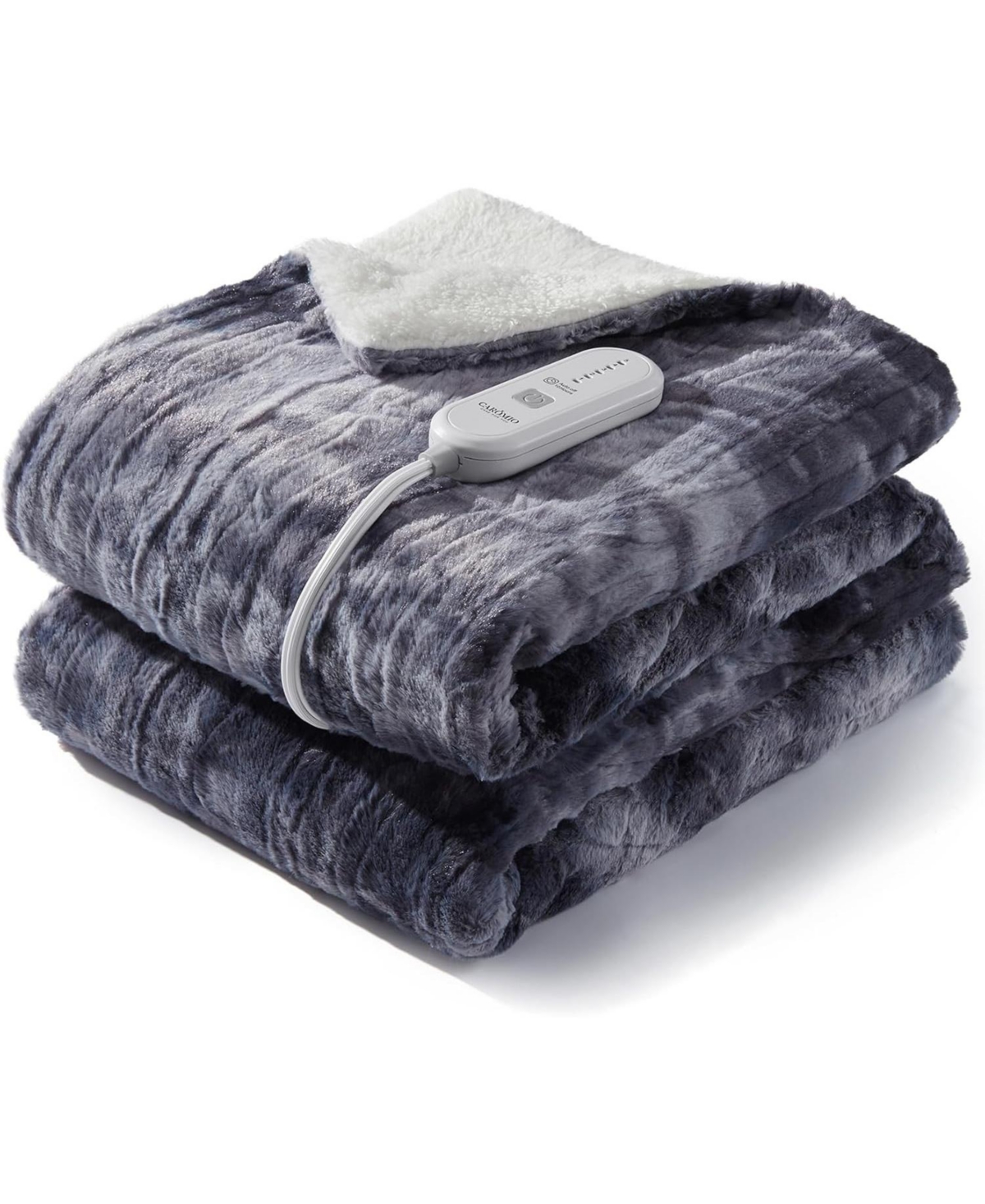Click here for Caromio Tie-Dye Pv Plush Sherpa Electric Heated Th... prices