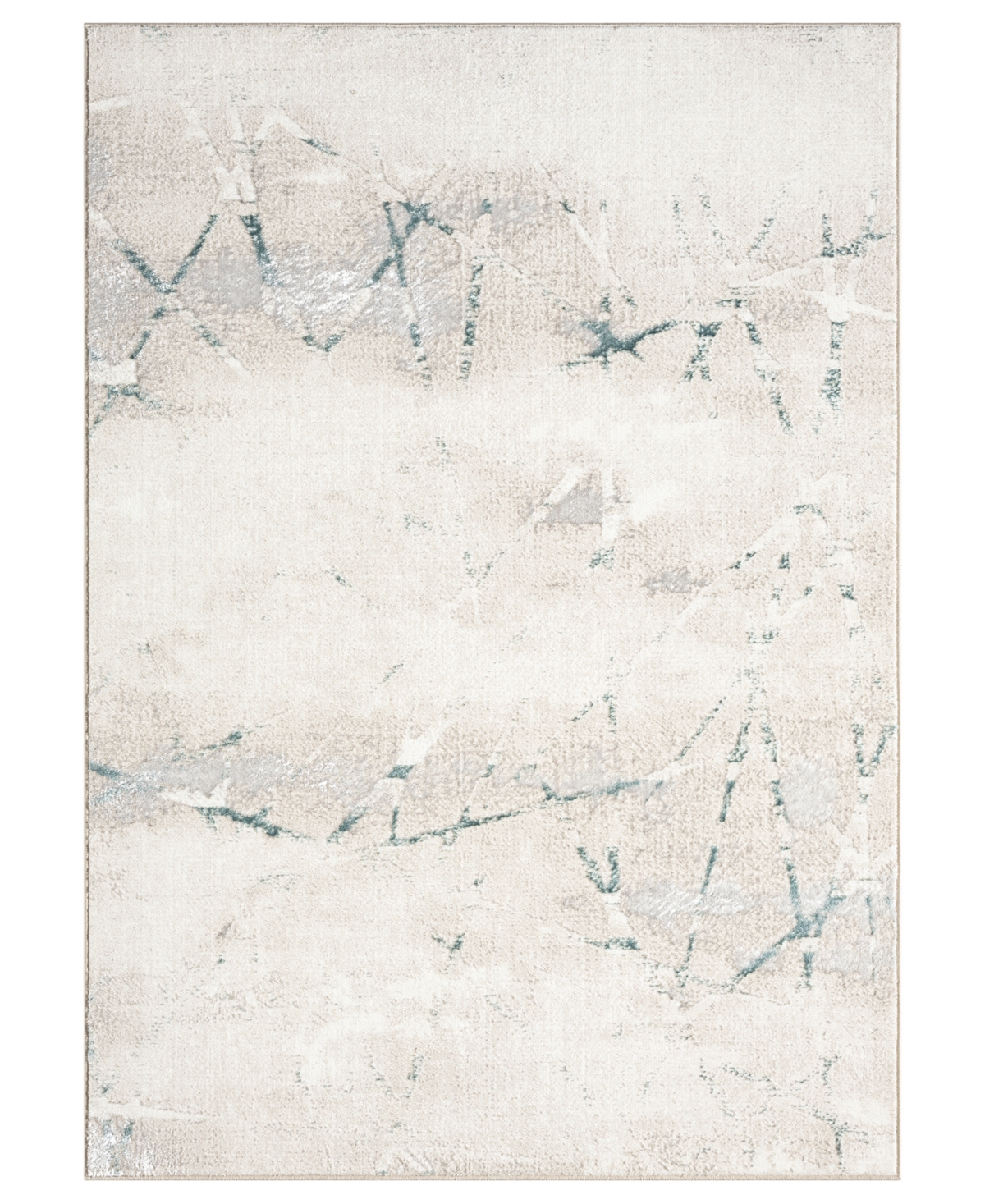 Lr Home Atlas Atl-051 2x3 Area Rug - Beige/Blue