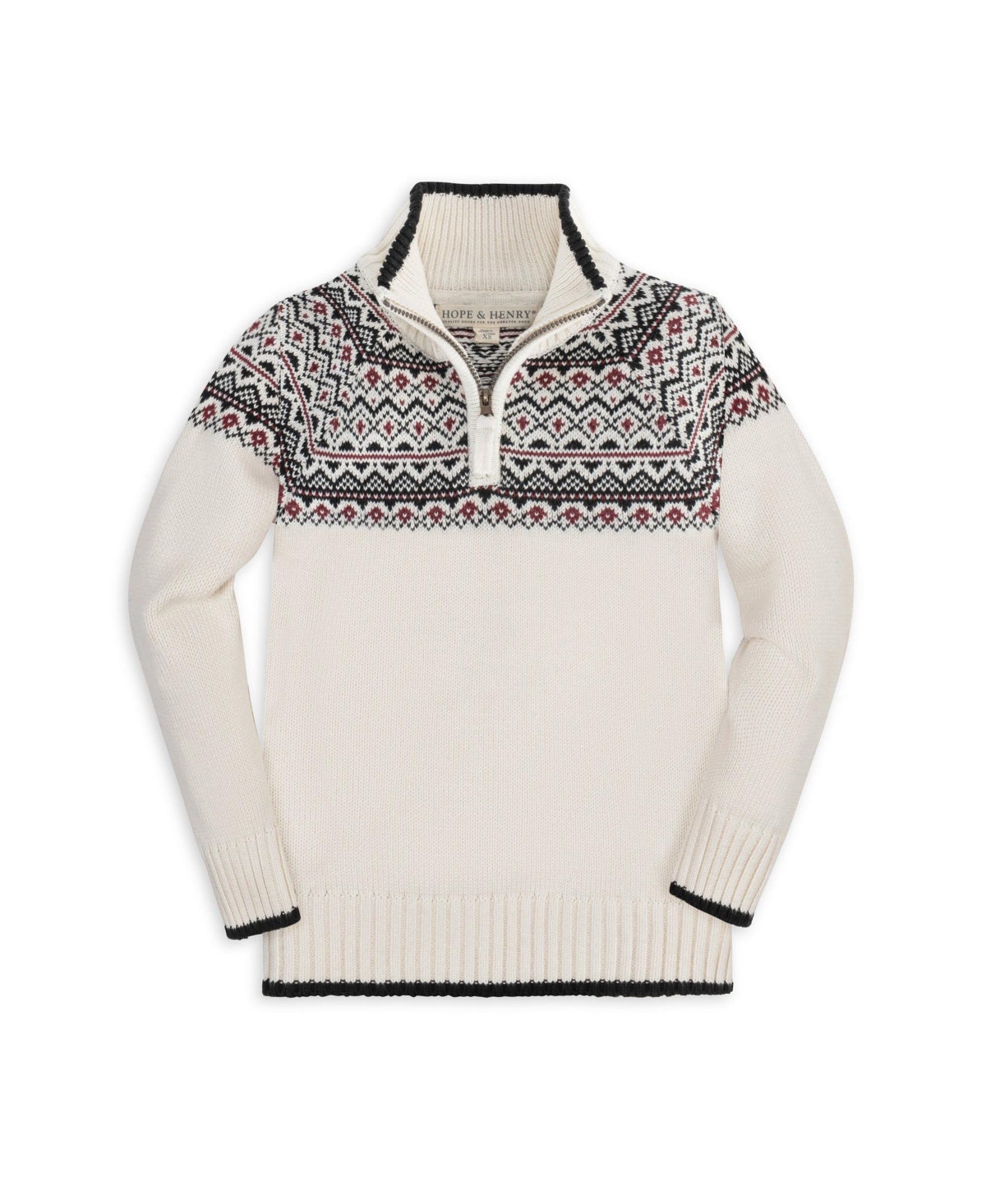 Click here for Hope & Henry Baby Boys Long Sleeve Half Zip Raglan... prices
