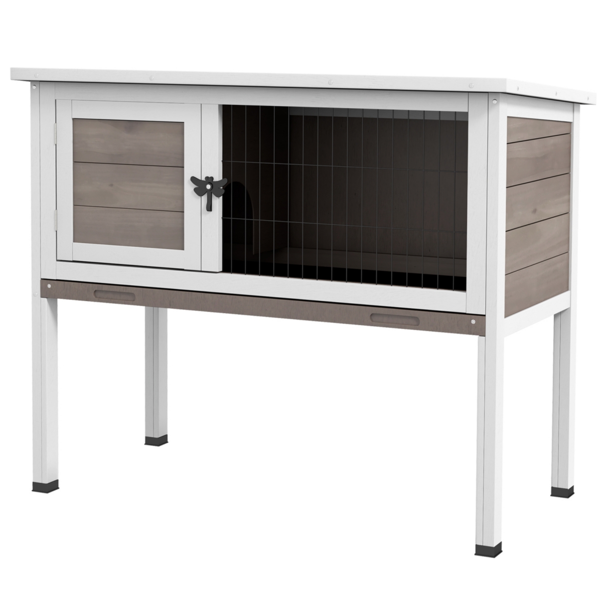 Click here for Streamdale Furniture Elevated Wooden Rabbit Hutch... prices