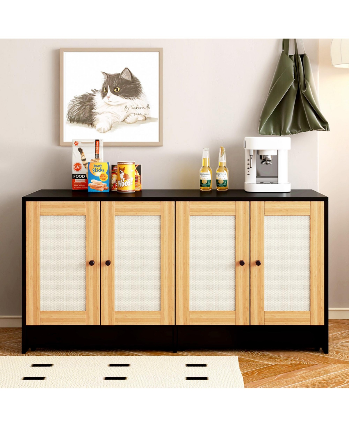 Click here for Streamdale Hidden Litter Box Furniture with Double... prices