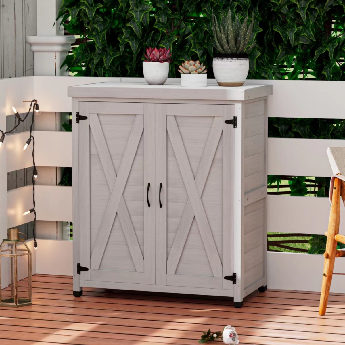 Click here for Streamdale Potting Bench with Storage and Table To... prices