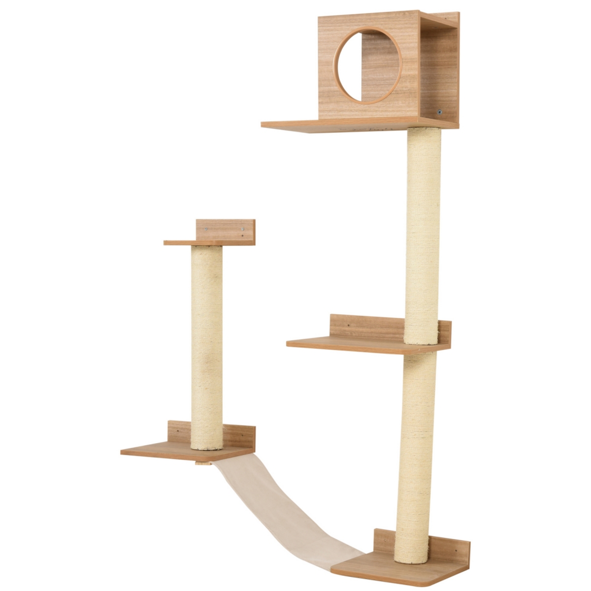Click here for Wall-Mounted Multi-Level Cat Tree Activity Tower w... prices