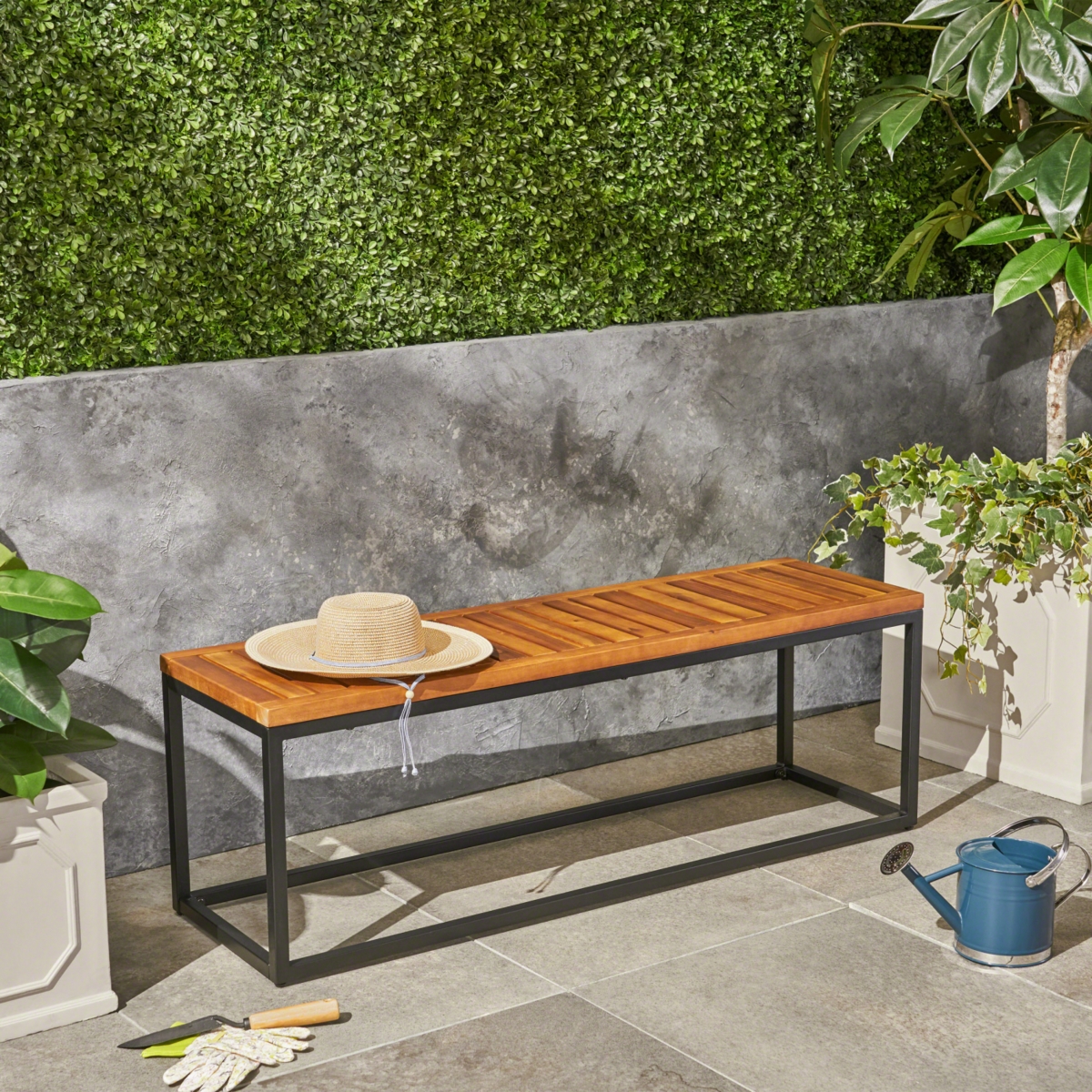 Click here for Modern Acacia Wood Bench: Chic And Elegant Outdoor... prices