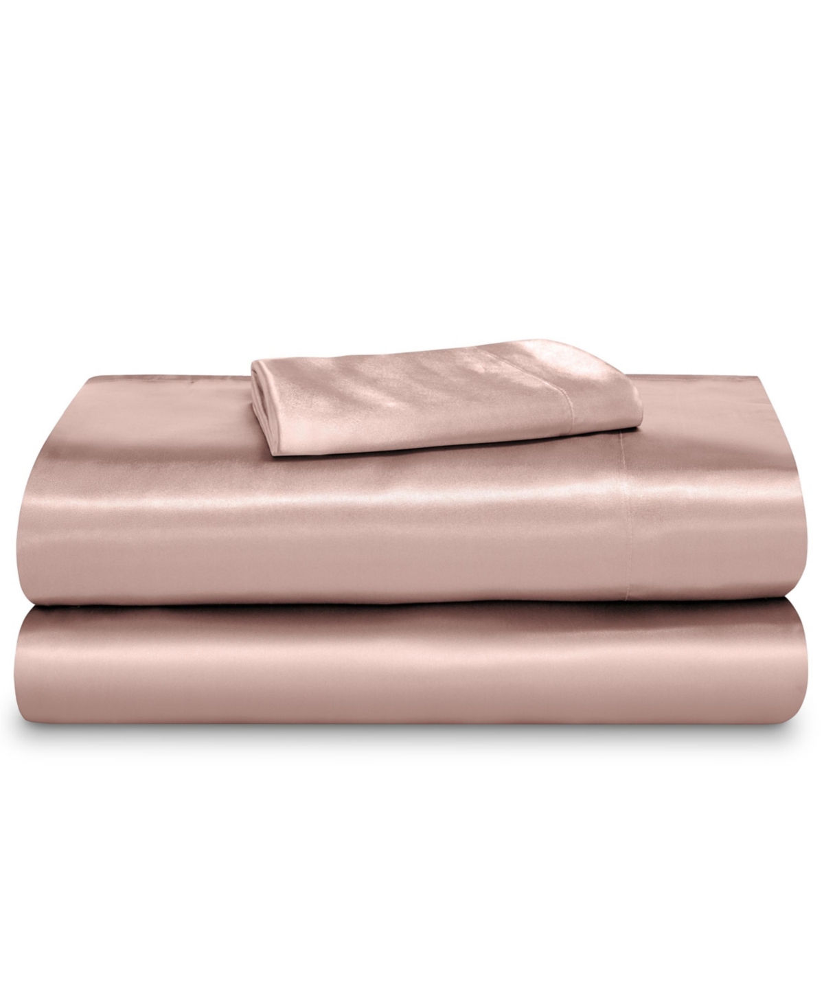 Click here for Bare Home Satin Sheet Set - Blush prices