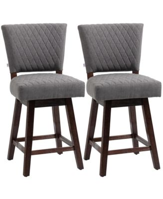 Streamdale Furniture Counter Height Bar Stools, Set of 2, Swivel ...