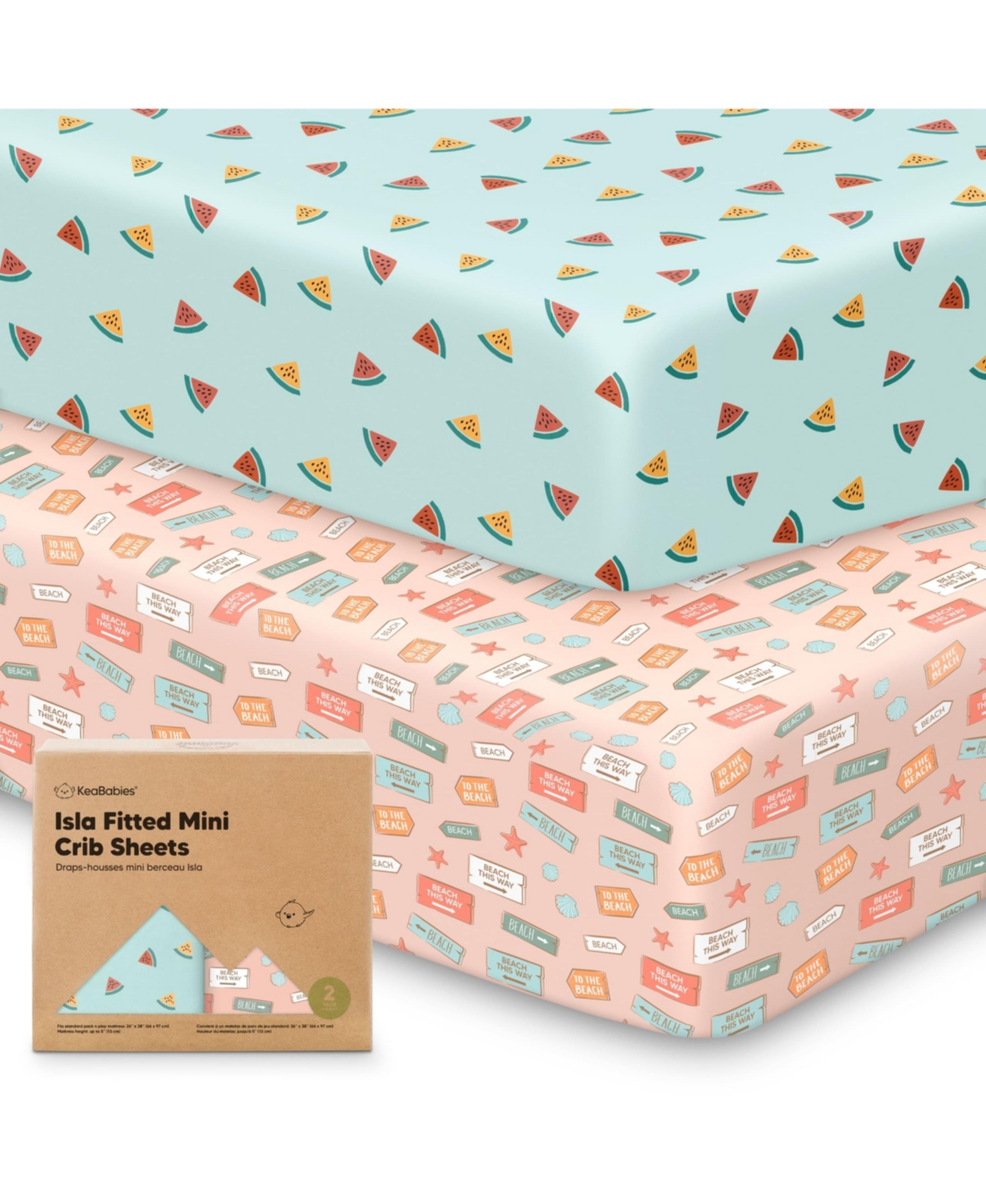 Click here for KeaBabies 2-Pack Mini Crib Sheets  Pack and Play S... prices