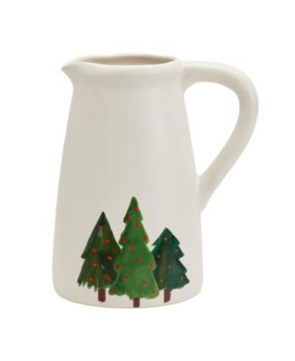 Tabletops Gallery Christmas Tree Pitcher - Macy's