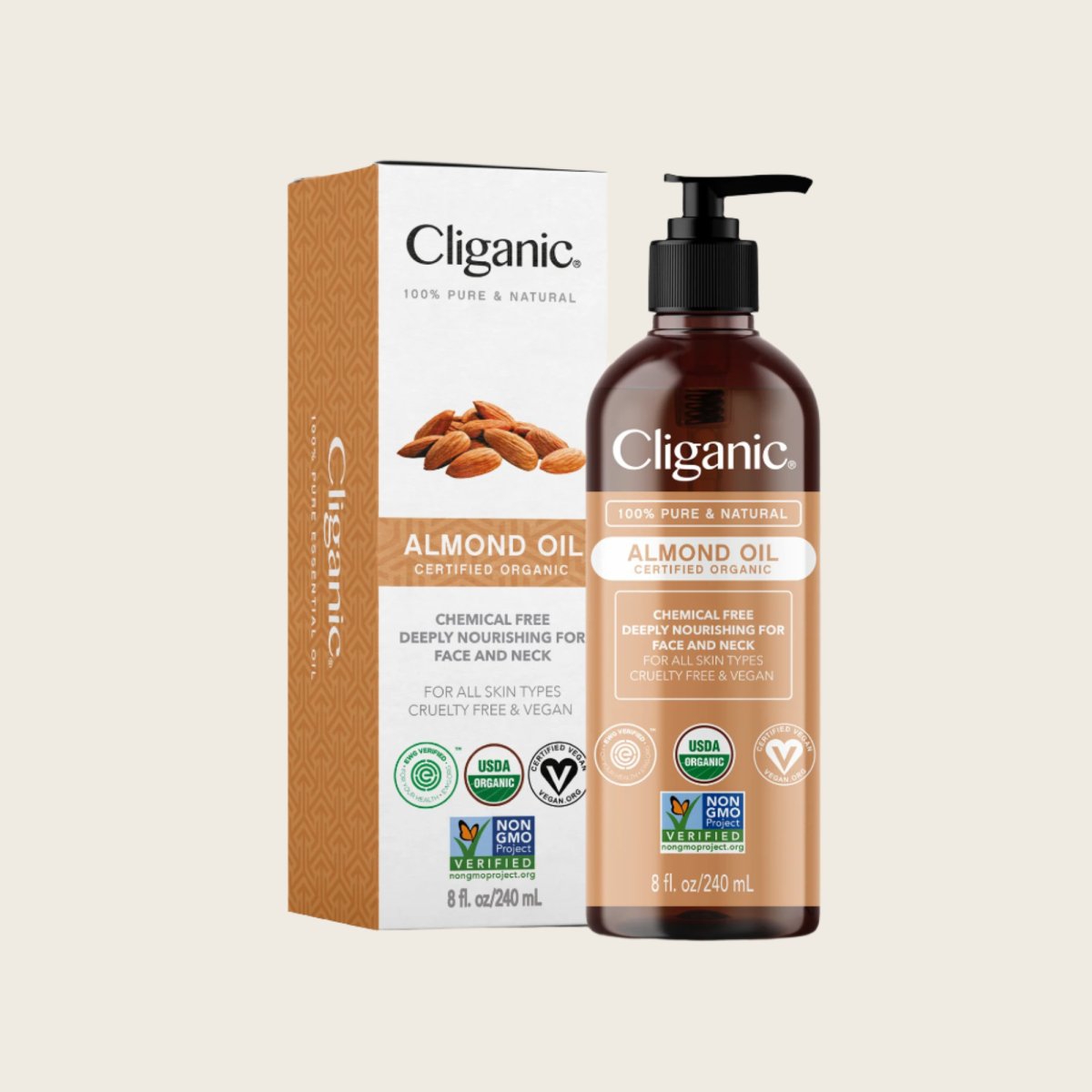 Click here for Cliganic Organic Almond Oil prices