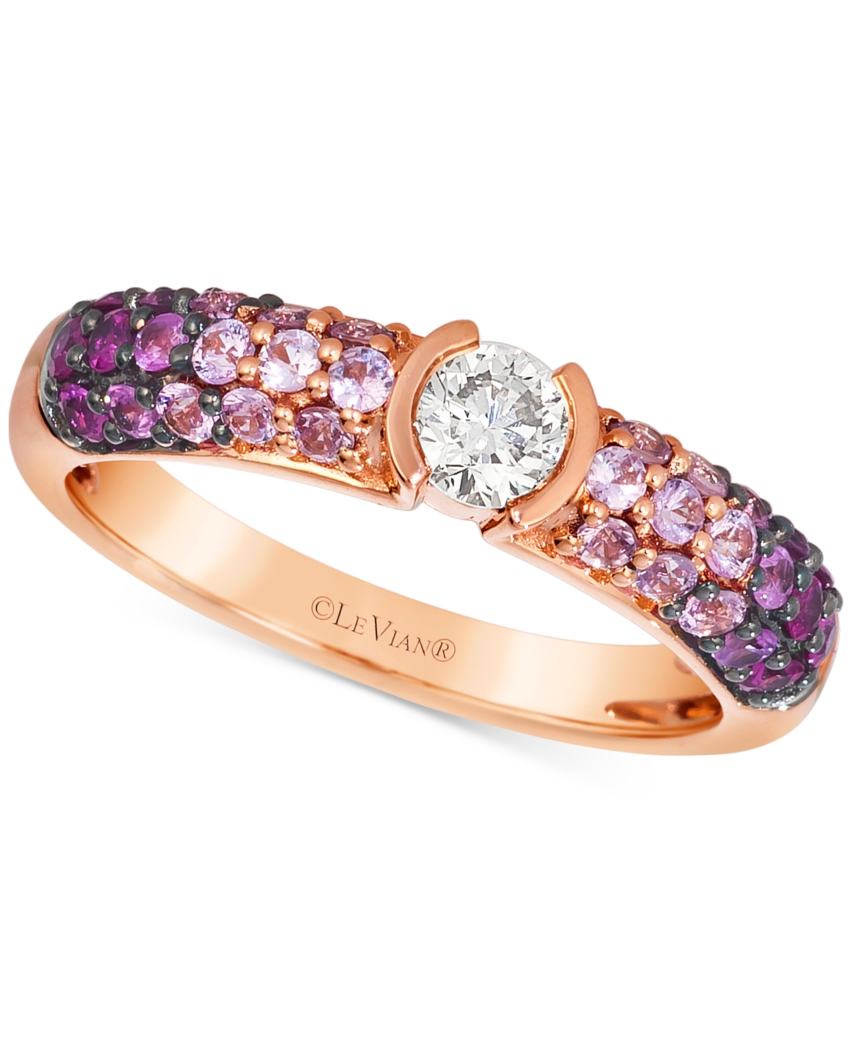 Click here for Le Vian Pink Sapphire (3/4 ct. t.w.) & Nude Diamon... prices