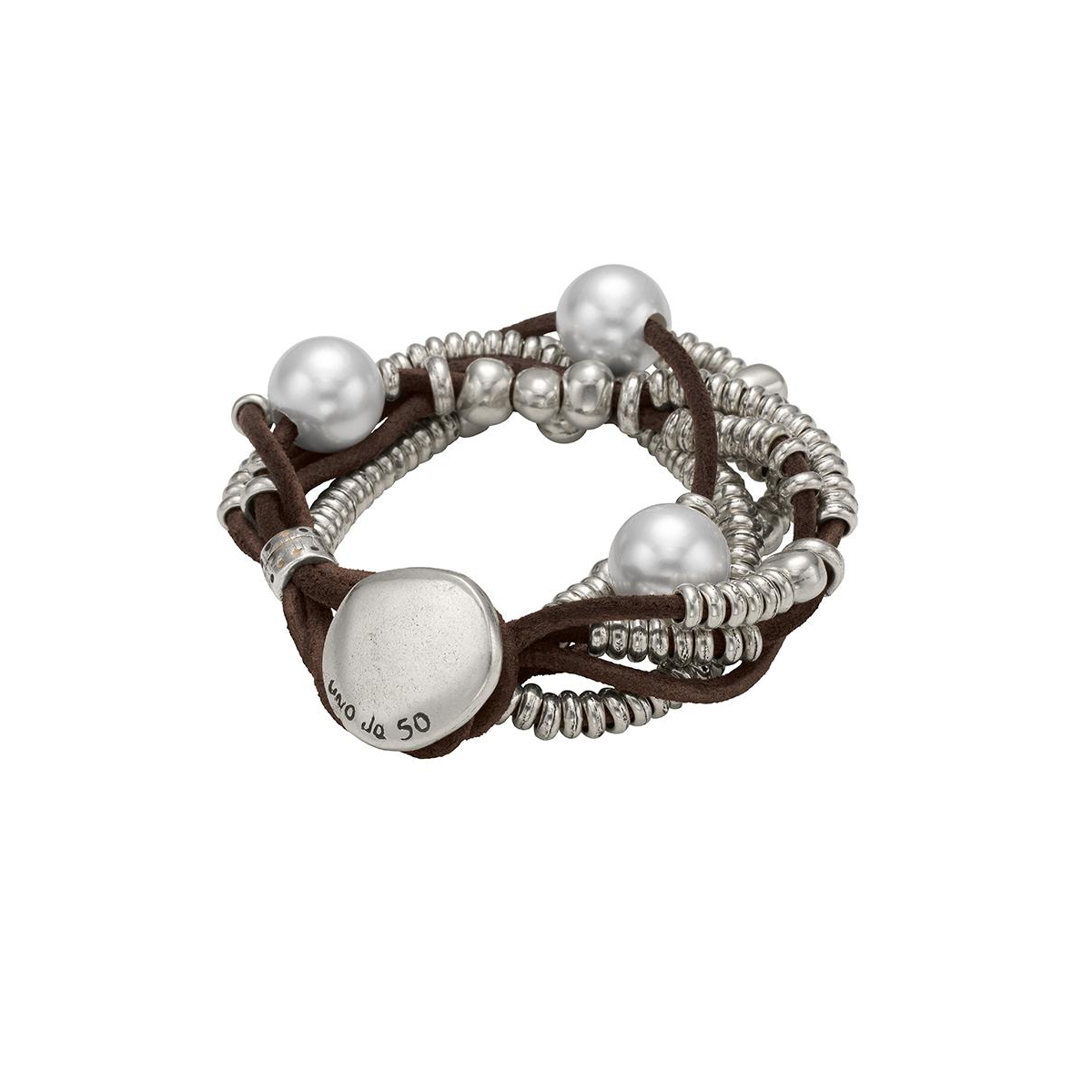 Click here for UNOde50 Sterling Silver-Plated White Cultivated Pe... prices
